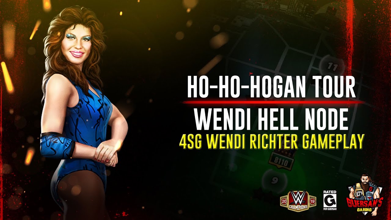 Wendi Richter "4SG" Gameplay 😈 / Ho-Ho-Hogan Contest Tour - Hell - WWE ...
