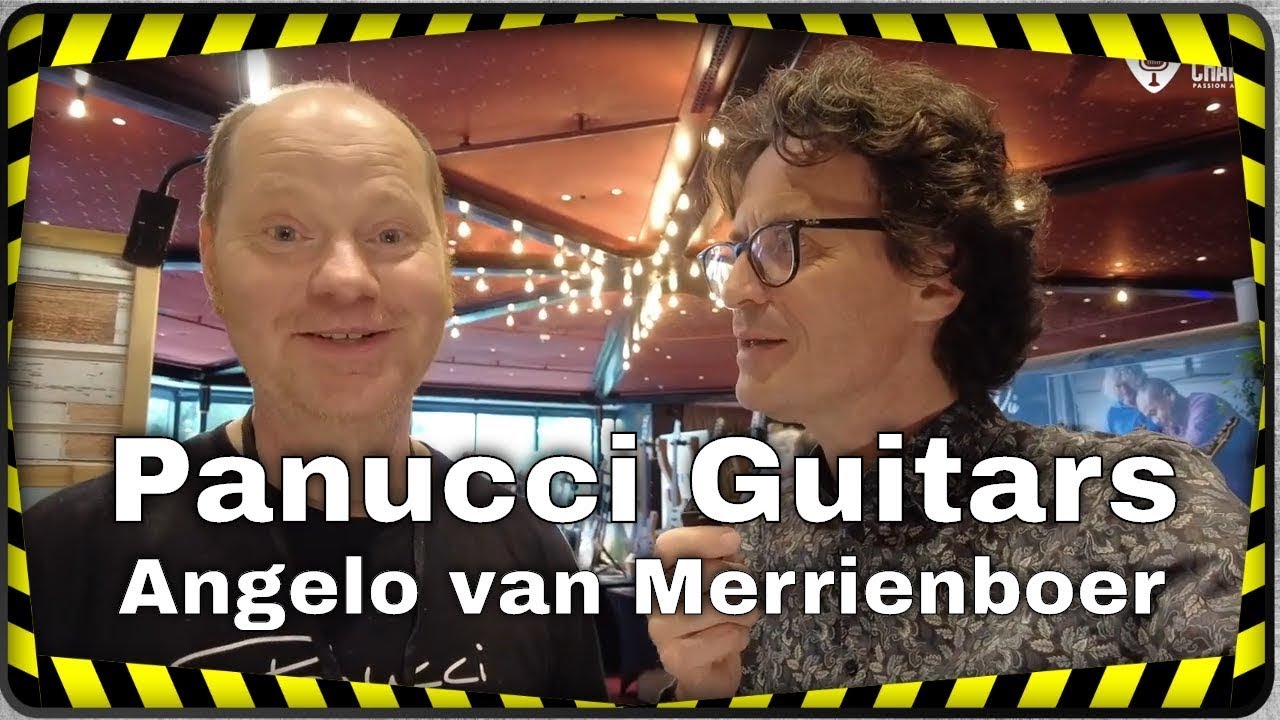 Panucci Guitars, Angelo van Merrienboer luthier interview in Montreux ...