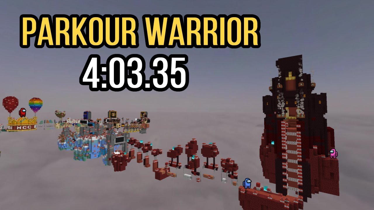 MCC 11 Parkour Warrior Speedrun in 4:03.35 - YouTube