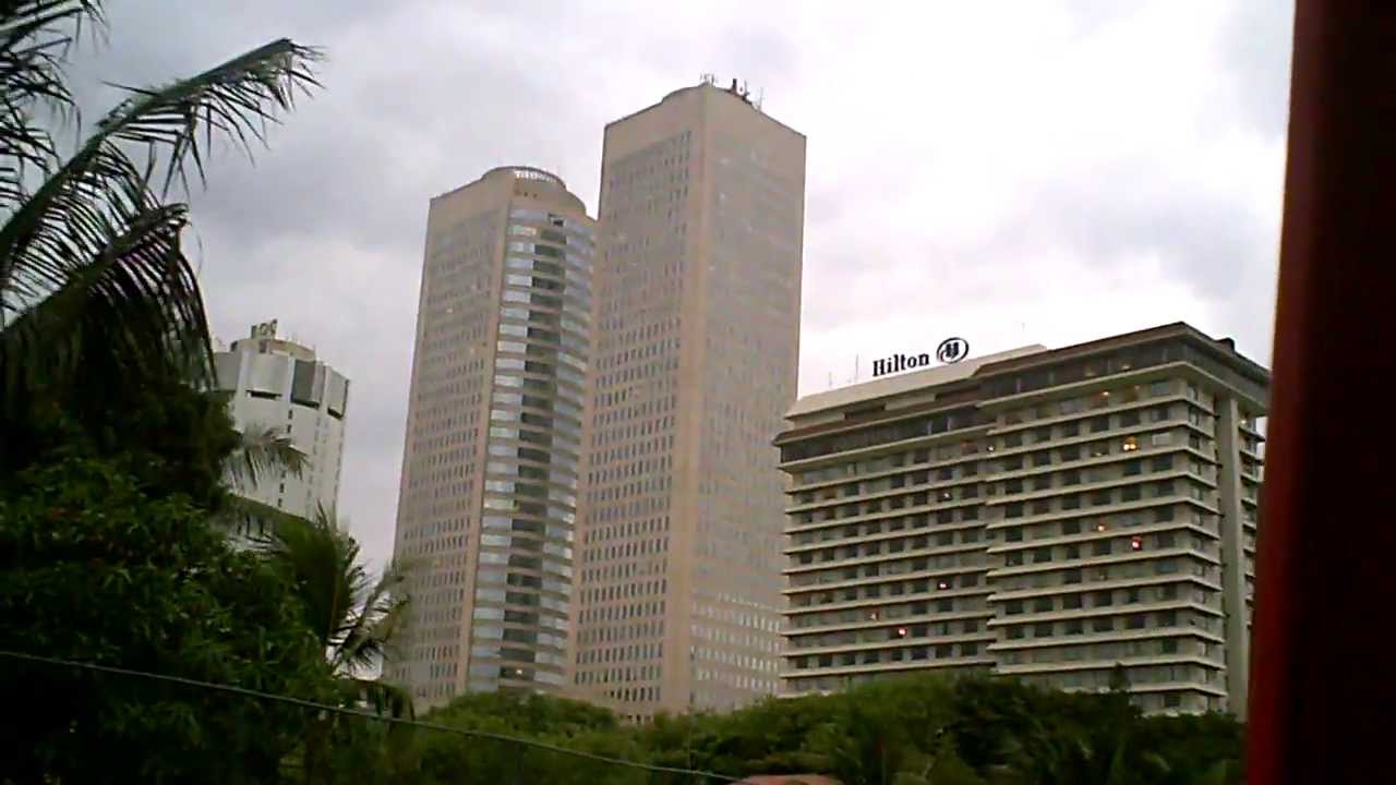 Hilton Colombo Hotel, World Trade Center & BOC Tower - YouTube