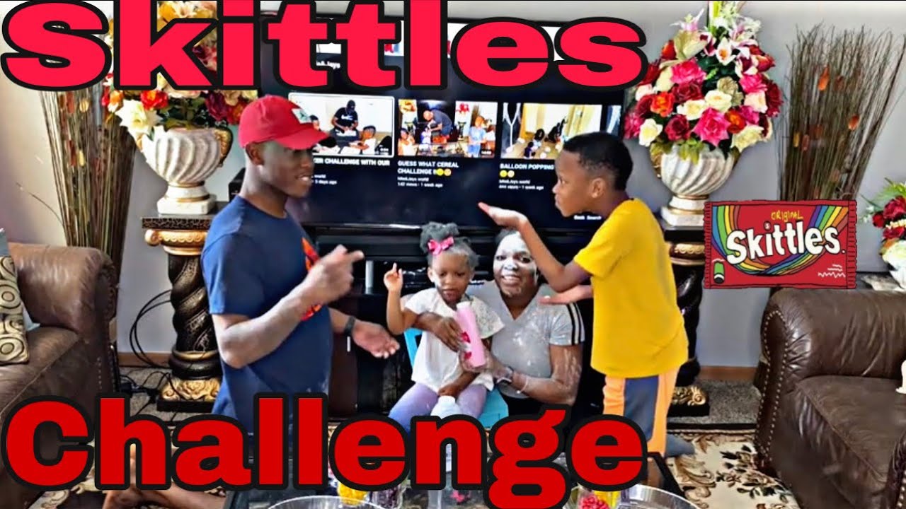 SKITTLE CHALLENGES | MUST WATCH FAMILY FUN - YouTube