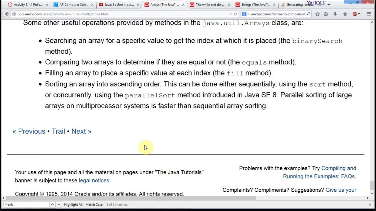 Java: 6 : Arrays and Loops - YouTube