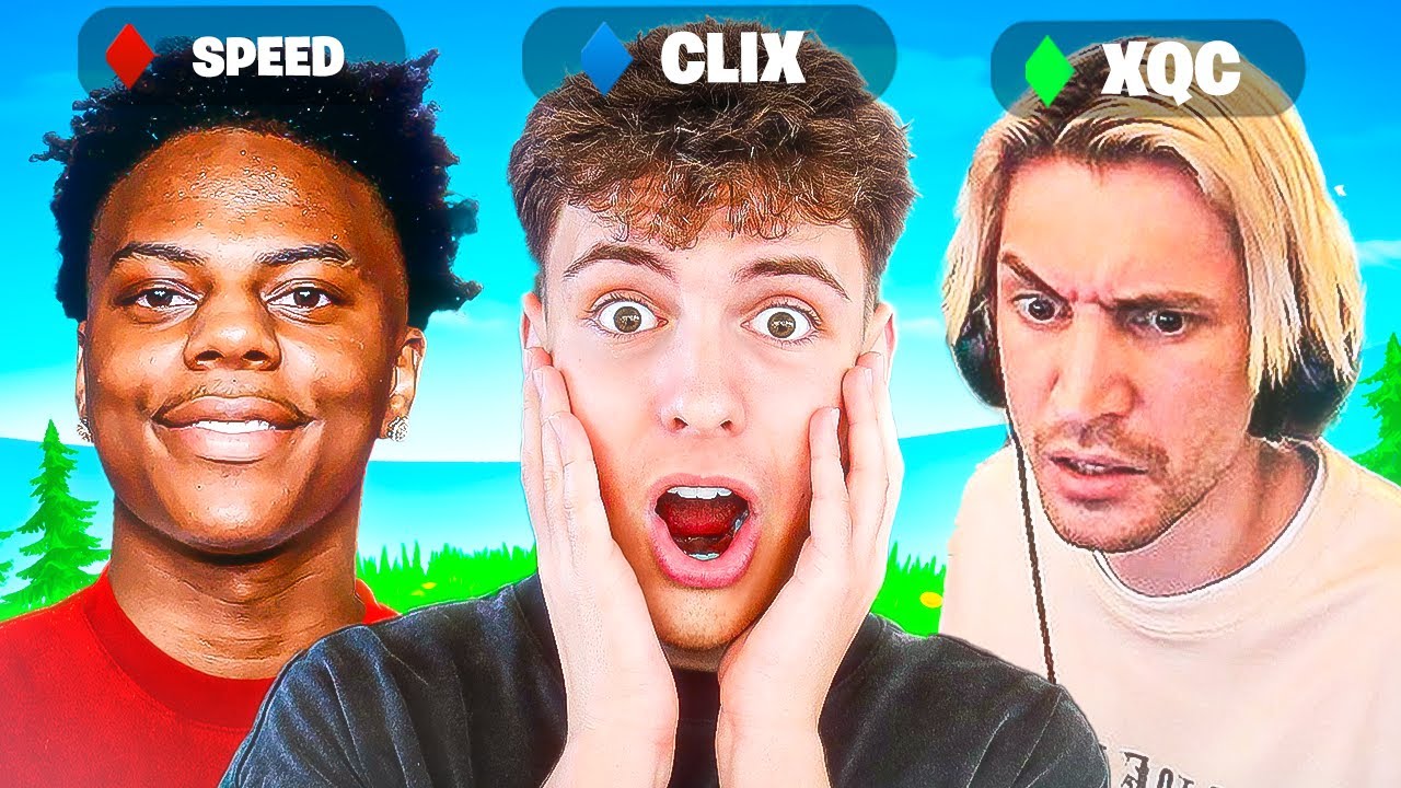 Clix CARRIES IShowSpeed & XQC in OG Fortnite! - YouTube