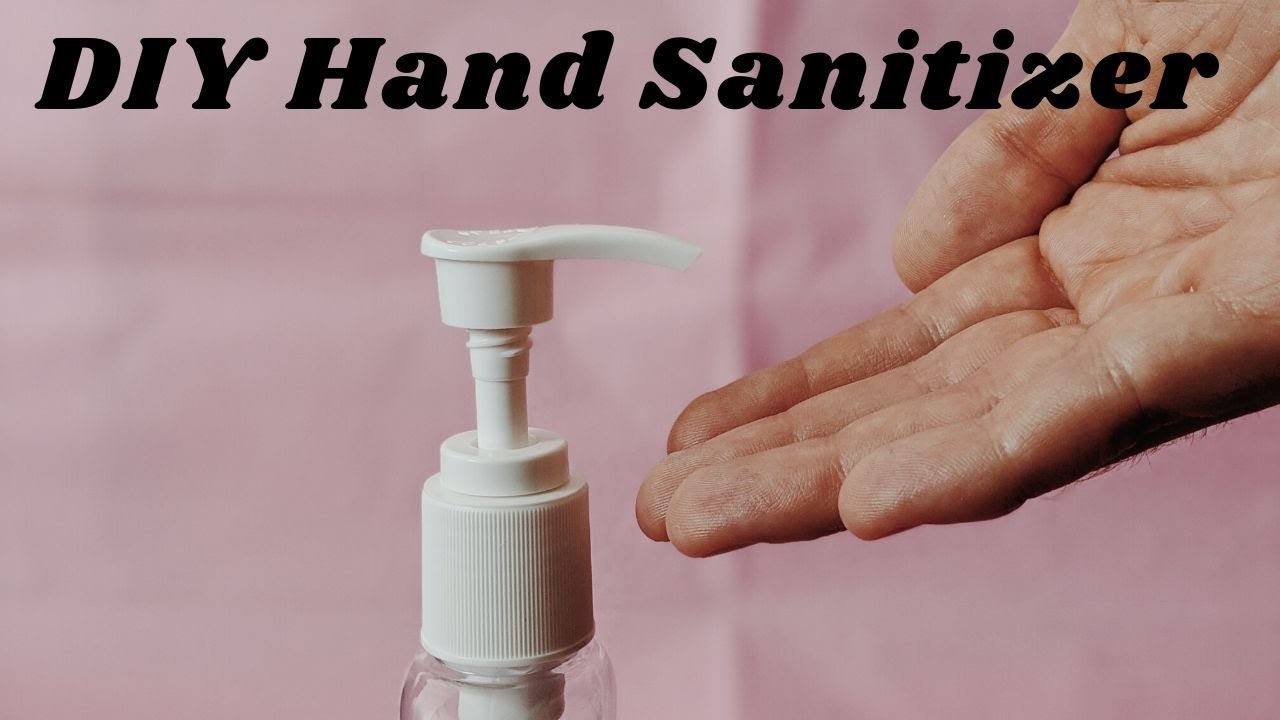 How to make DIY hand sanitizer - YouTube