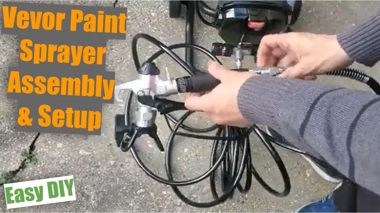 Vevor Electric Airless Paint Sprayer Assembly Guide Review Pt 02 - YouTube
