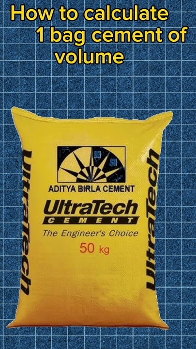 How to calculate volume of Cement in one bag#shorts #shortvideo #viralshortvideo - YouTube
