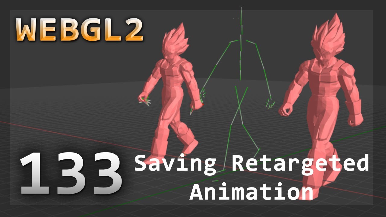 WebGL2 : 133 : Saving Retargeted Animation - YouTube