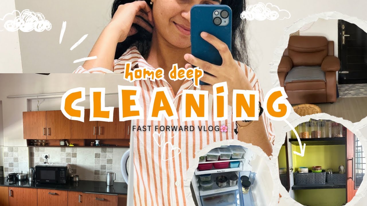2024 wiped up ️- home deep cleaning vlog in fast forward ⏩HAPPY NEWYEAR ...