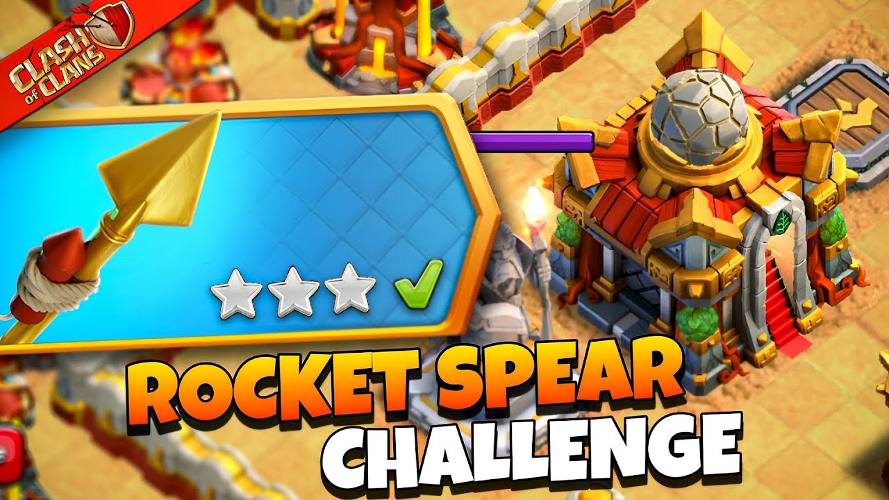 Easily 3 Star on Fear the Rocket Spear (Clash of clans) || Rocket Spear ...