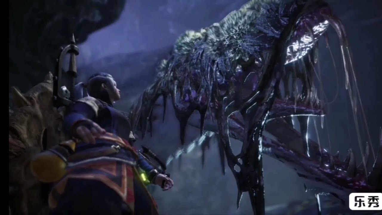 Monster hunter world:iceborne | blackveil vaal hazak cutscene - YouTube