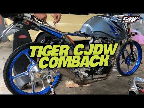 ENGINE ON TIGER CJDW‼️KUANGEN POLL REK‼️EFEK TERLALU LAMA NDONGKROK‼ ...