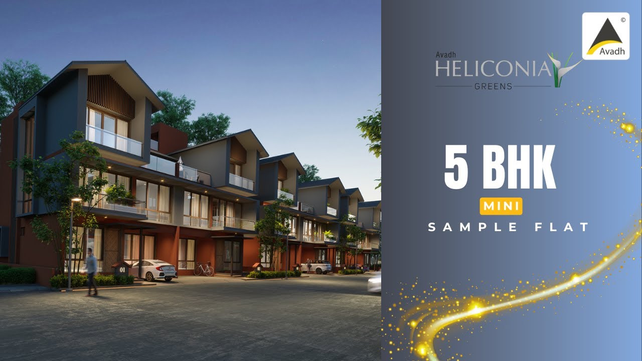 Avadh Heliconia Green Vapi – 207 SQ.YRD Mini 5bhk - YouTube