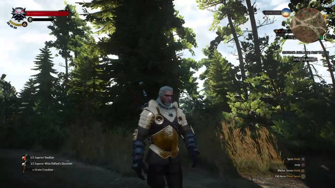 The Witcher 3: Great Sun Armor - YouTube