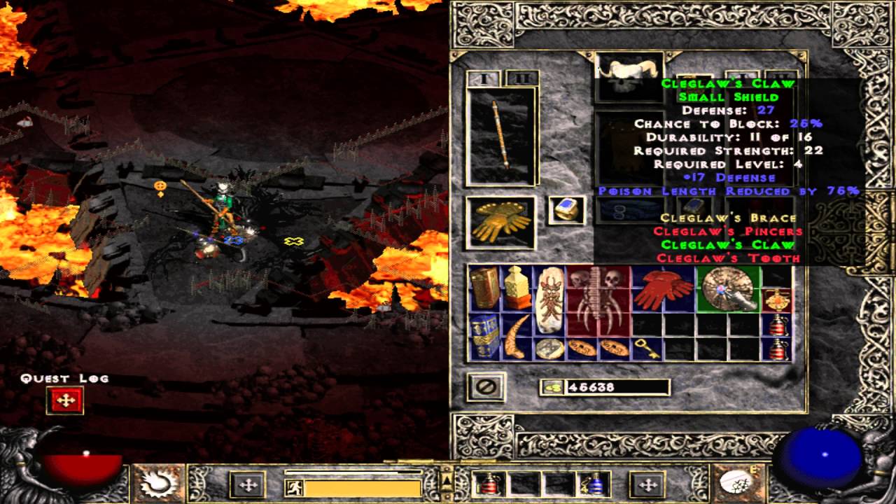 What is Cleglaw's Claw - Diablo 2 - YouTube