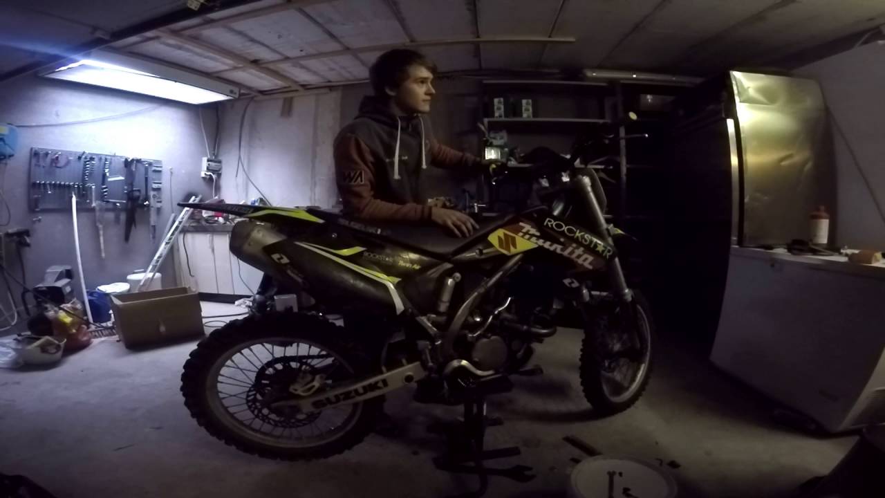 First start after top end rebuild | RM-Z250 - YouTube