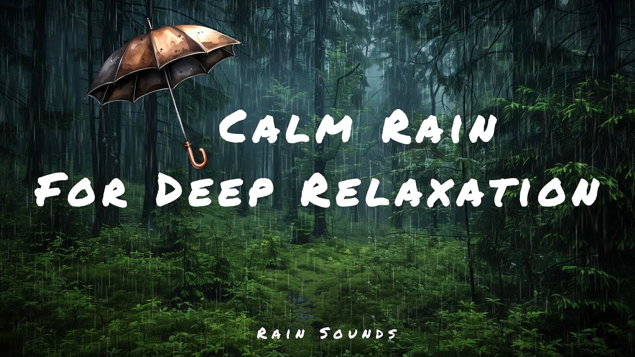 Calm Rain For Deep Relaxation And Peaceful Falling Asleep | The Sound ...