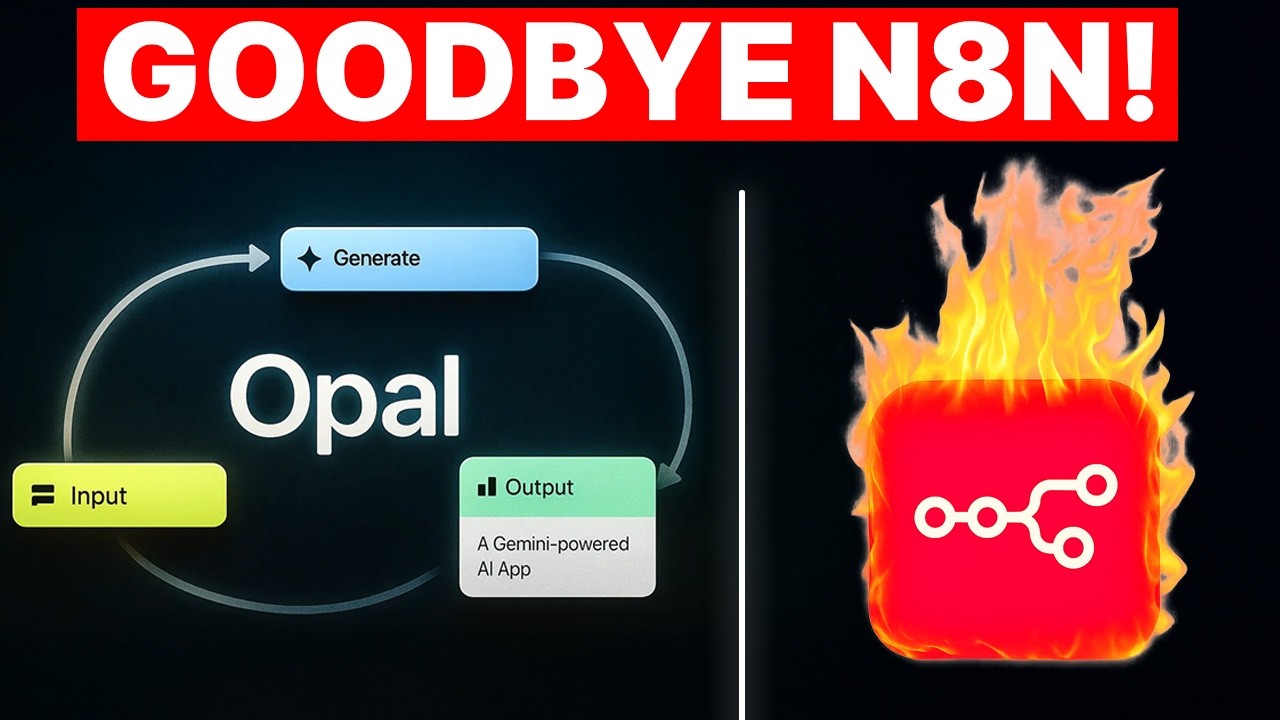 NEW Google Opal DESTROYS N8N? (FREE!) 🤯 - YouTube