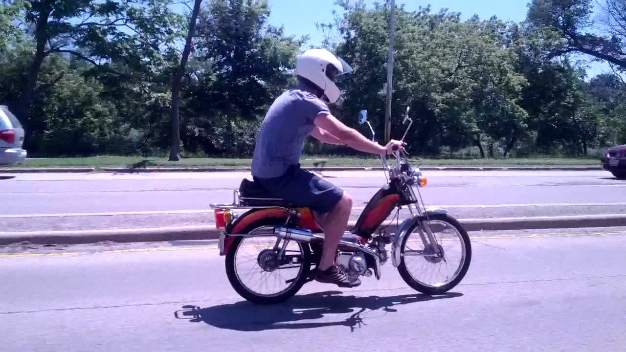 1979 Indian Chief Moped with Lifan 110cc - YouTube