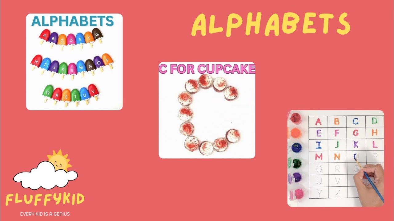 Fun with Alphabets A-Z Series | Ice Cream abc & Space ABC | Alphabet ...