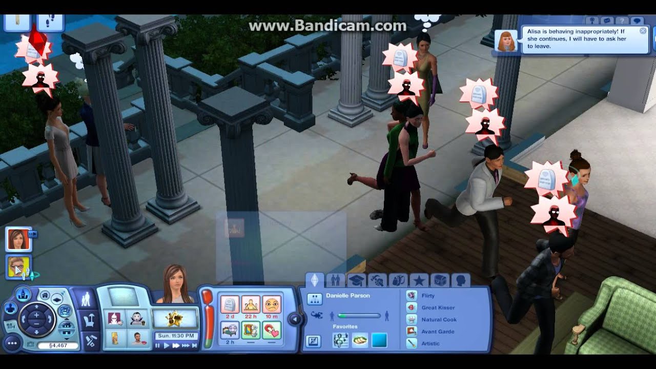Let's Play: The Sims 3 University Life - (Part 3) - Death - YouTube