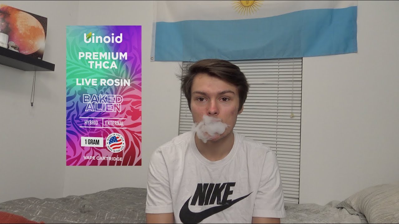 Binoid THCA Live Rosin Cart Review - YouTube