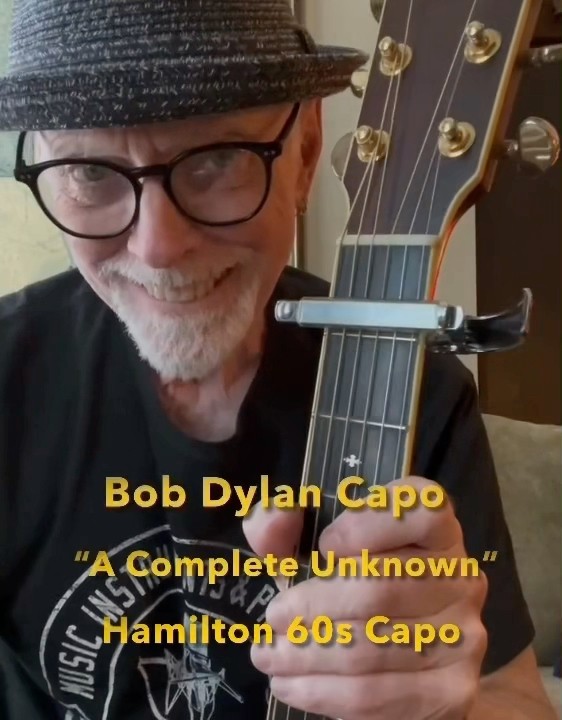 Bob Dylan Capo "A Complete Unknown" Hamilton 60s Guitar Capo - YouTube