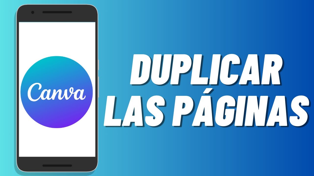 Cómo duplicar las páginas en Canva - YouTube