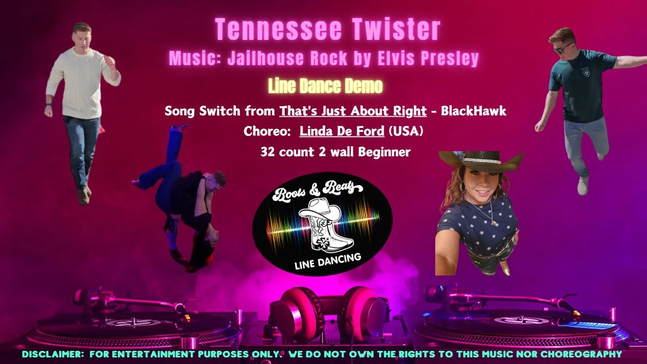 Tennessee Twister Line Dance Demo - YouTube