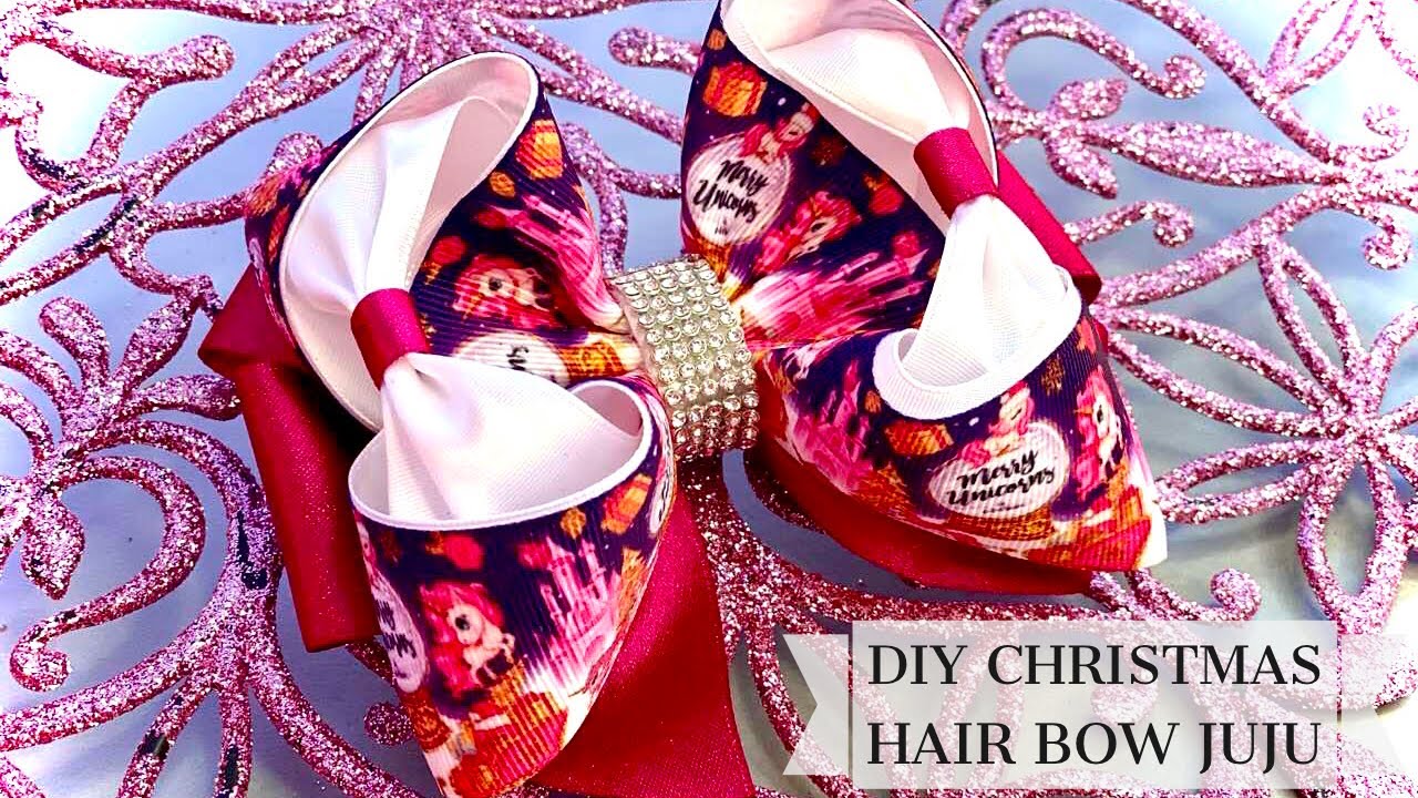HOW TO MAKE CHRISTMAS & NEW 2021 YEAR HAIR BOW JUJU | DIY | TUTORIAL ...