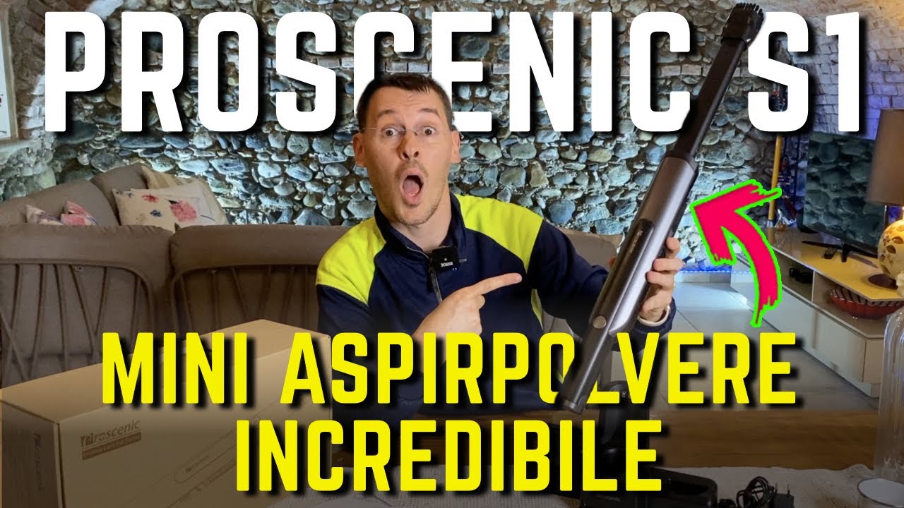 Recensione PROSCENIC S1 MINI ASPIRAPOLVERE PER AUTO PORTATILE SENZA ...
