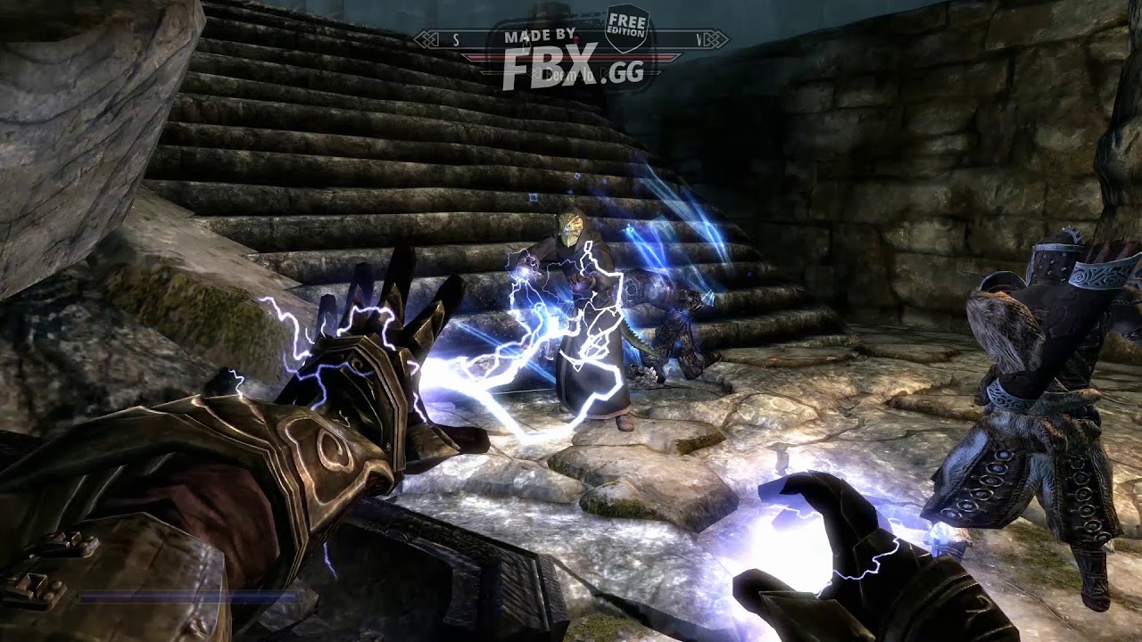 SKYRIM V - Near Death Betrayal - Ironbind Barrow - YouTube