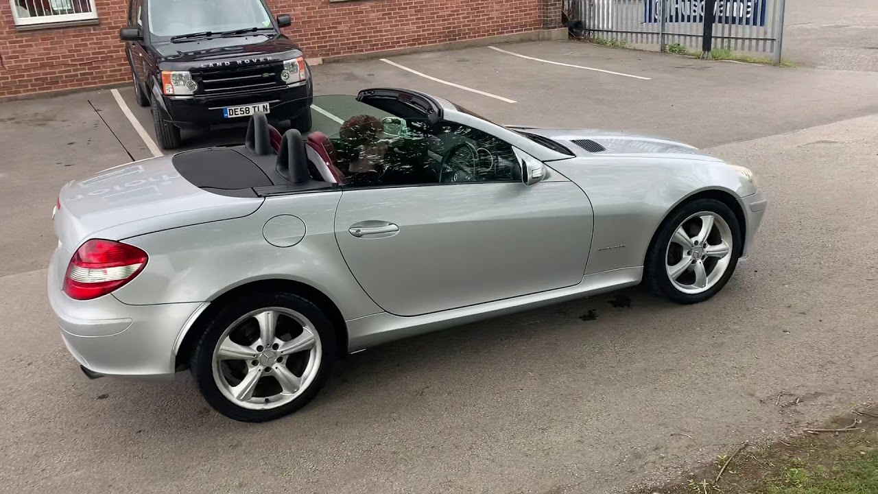 2005 (55) Mercedes SLK 200k Convertible - YouTube