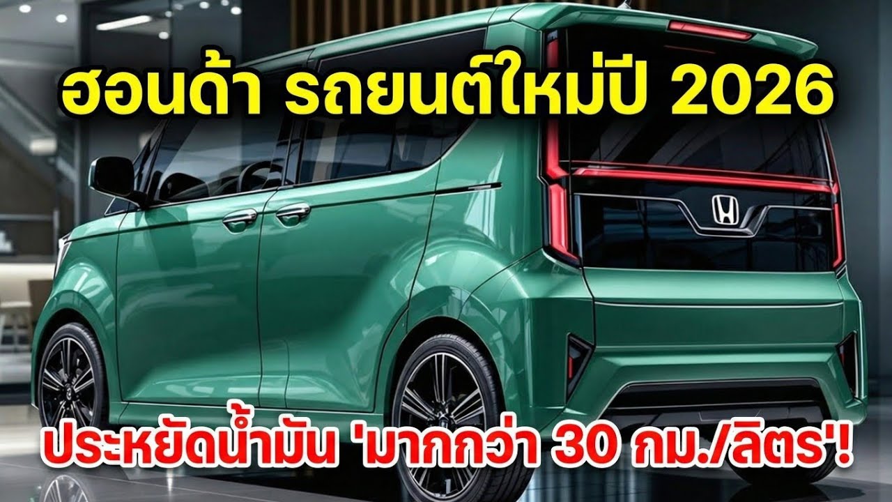 Honda เปิดตัวรถ kei ใหม่ปี 2026! ประตูสไลด์สุดล้ำ พร้อมอัตราประหยัด ...