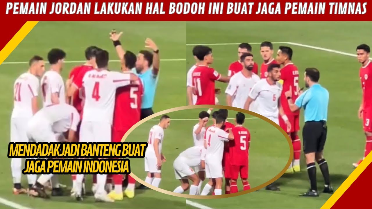 MOMENT PEMAIN JORDAN KEHABISAN AKAL UNTUK MENJAGA PEMAIN INDONESIA ...