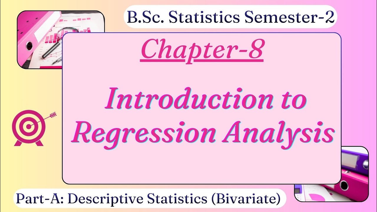 Introduction to Regression Analysis || Ch-8 - YouTube