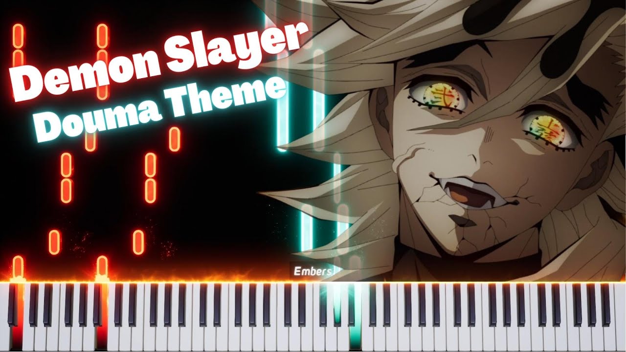 Demon Slayer - Douma Theme Piano Tutorial - YouTube