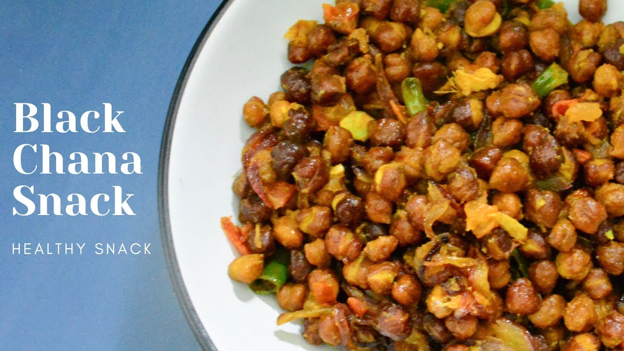 Black chana snack | Black chana chaat | Healthy snack recipe | Easy to ...