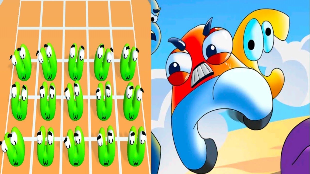 Alphabet Run Letter Go New Level Gameplay #alphabetlore - YouTube