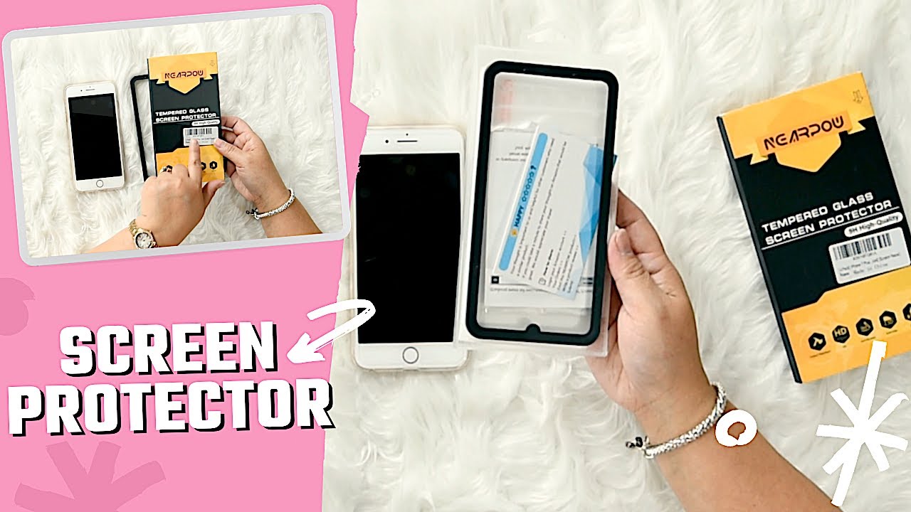 HOW TO PUT TEMPERED GLASS SCREEN PROTECTOR | GLASS SCREEN PROTECTOR ...