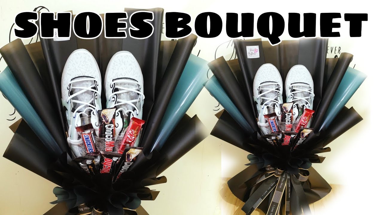 SHOESxBOUQUET | GIFT FOR HIM | DIY GIFT - YouTube