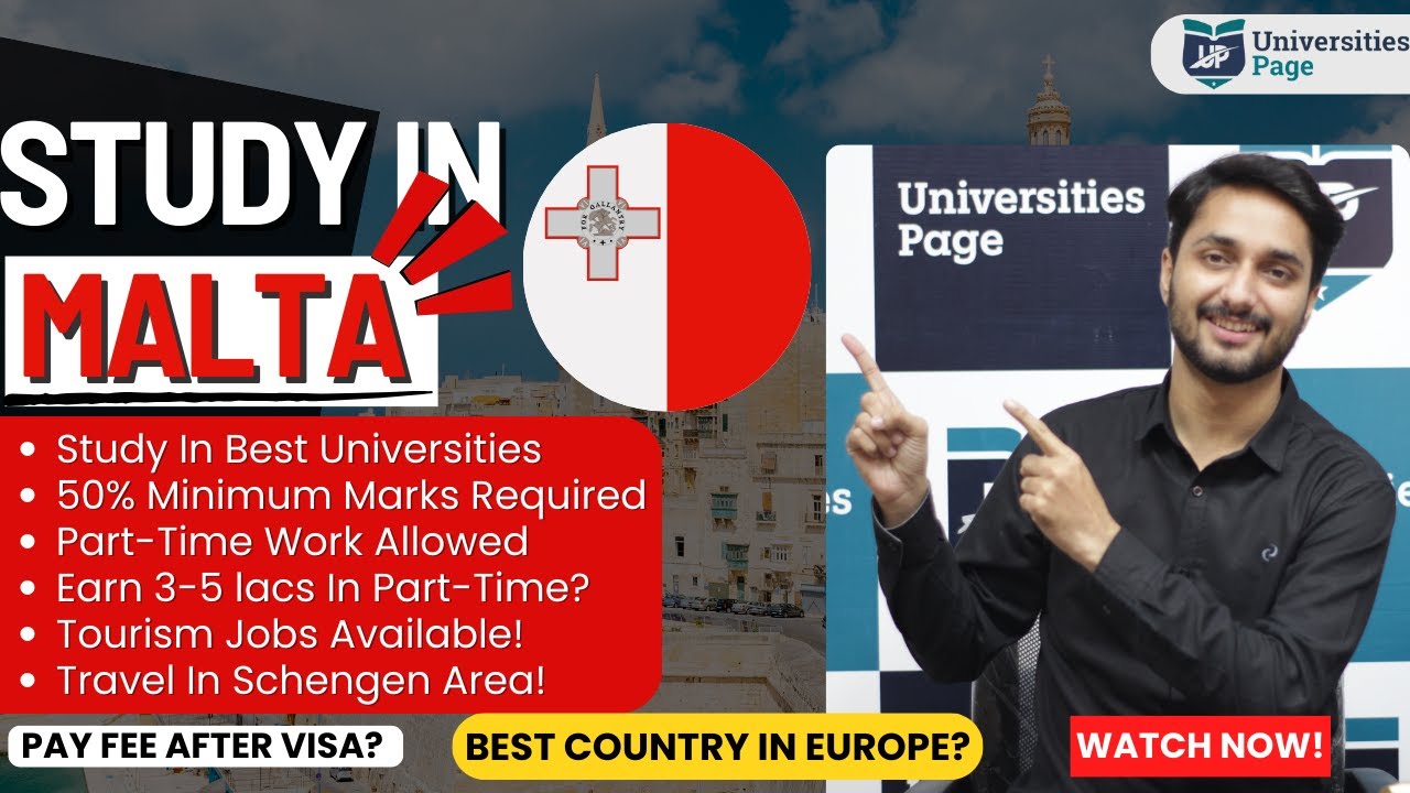 Study In Malta For Pakistani Students | How To Get Malta Study Visa In ...