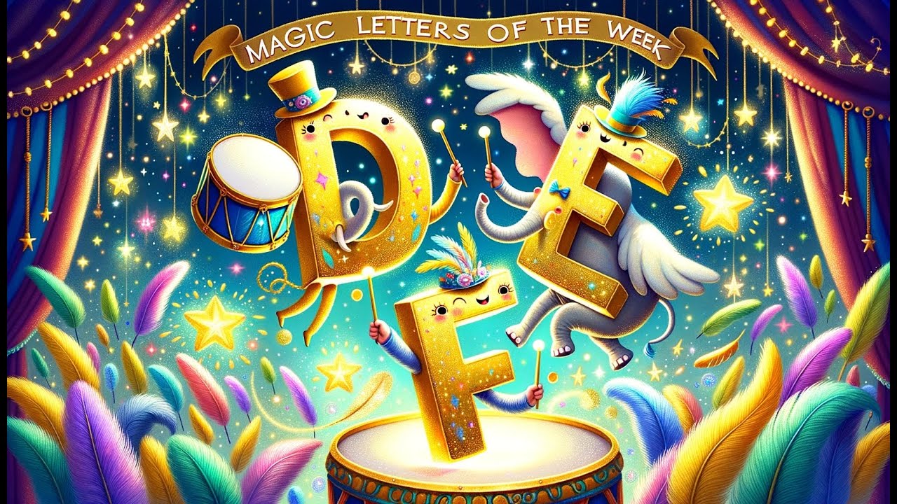 Magic Phonics Adventure: Dancing with Letters D, E & F | English ...