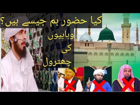 Kya Hazoor ham jassy hain replay to enginner Muhammad Ali Mirza by Peer Muhammad Saqlain Shah ...