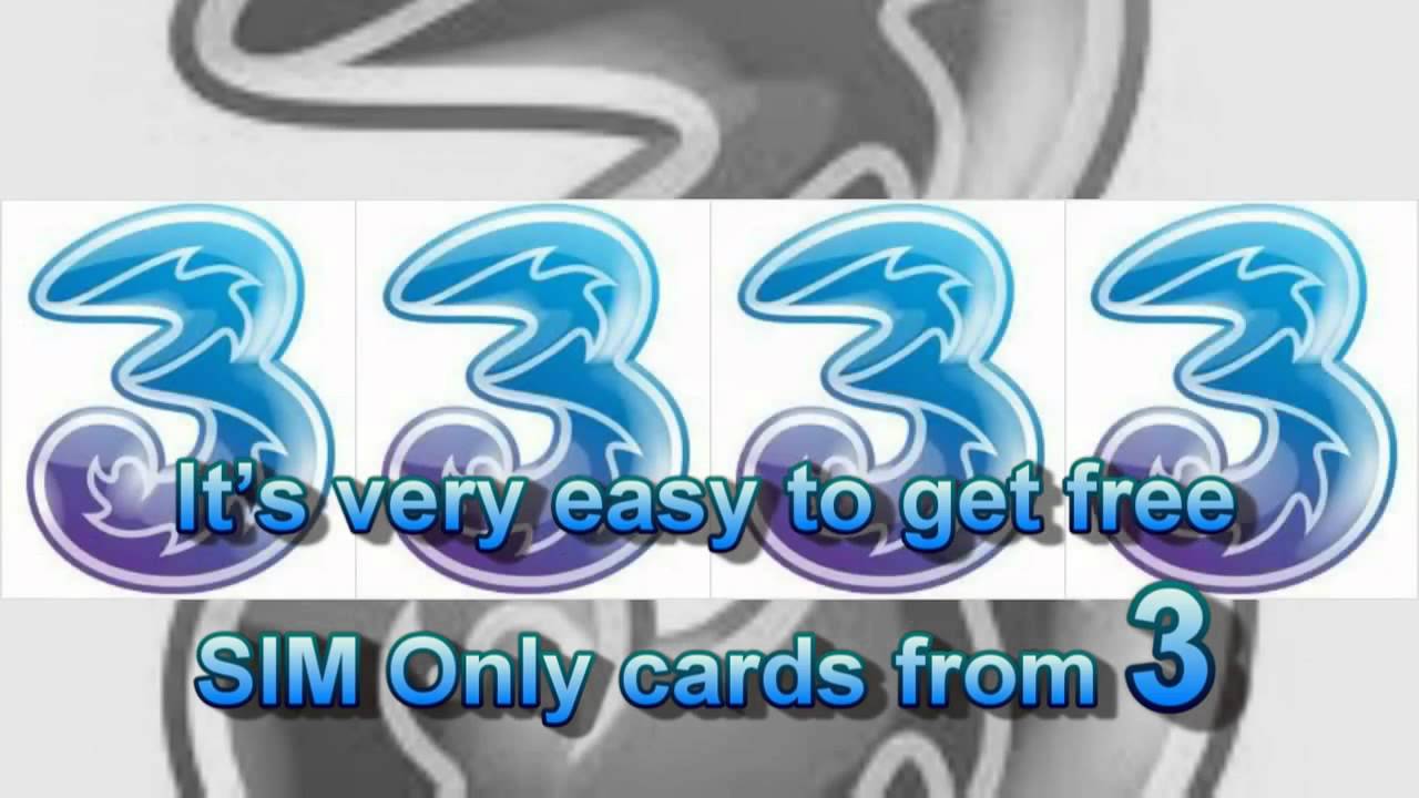 Gsm Cards_ Best Three Sim Only Card Deals And Contracts - YouTube