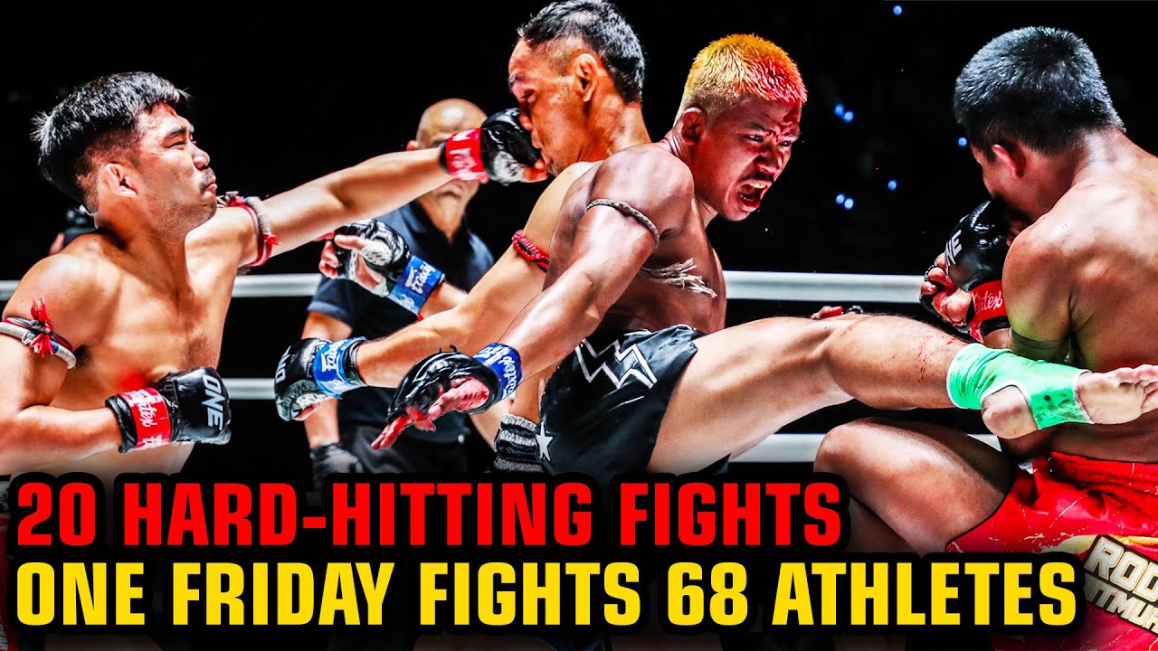 20 Fights From ONE Friday Fights 68 Athletes | Superlek, Prajanchai ...