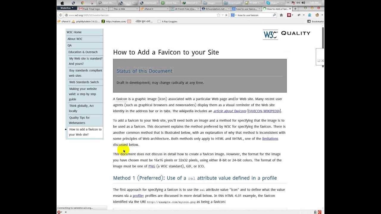 How to Use Favicon | RR Foundation Bangla tutorials - YouTube