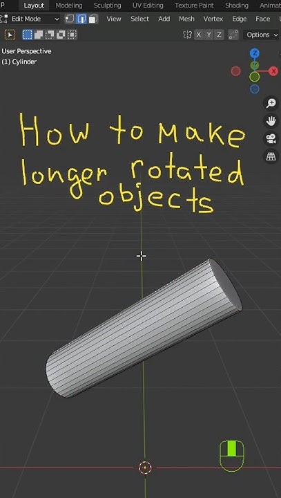 🔥 How to make longer rotated objects in Blender 🍩☕ - YouTube
