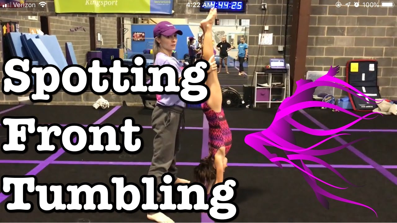 Spotting Front Tumbling - YouTube