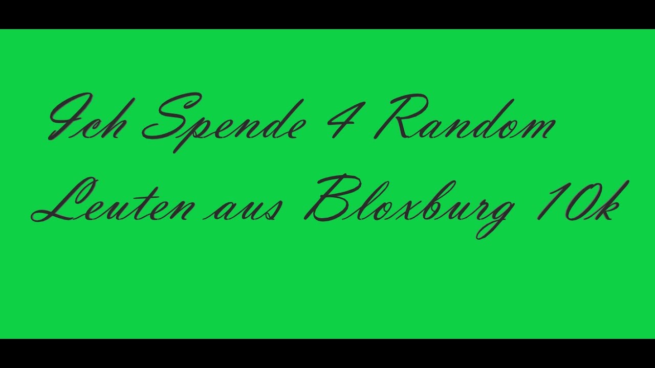 Ich spende 4 Random Personen 10k #4 - YouTube