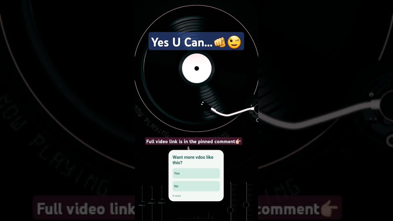 Yes U can...🫵😉 #inspiration #life #motivation #mindset #peace #attitude ...